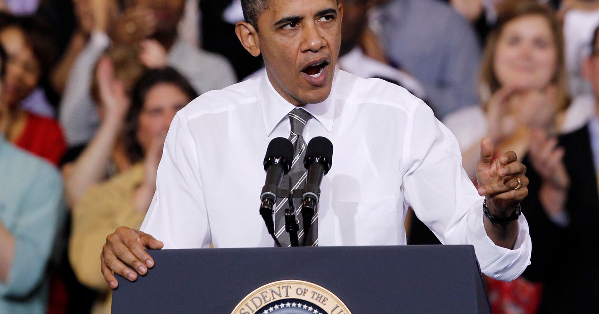 Obama defends record on gas prices, energy - CBS News