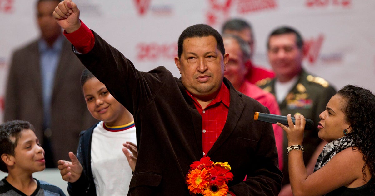 Chavez back home after 1st cancer treatment - CBS News