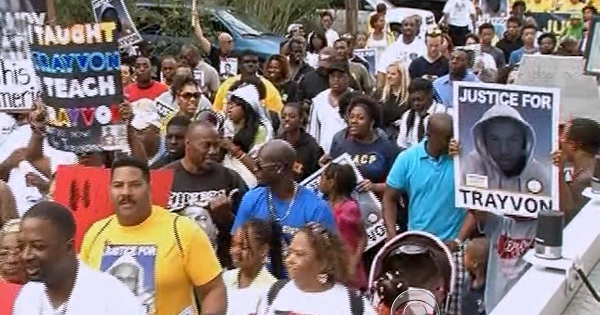 Passion over Trayvon Martin killing still strong - CBS News