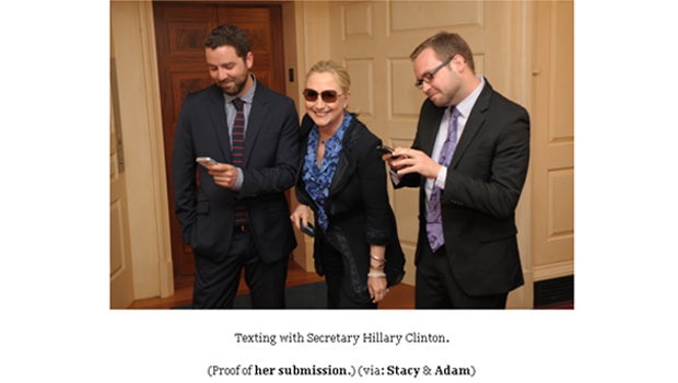 Hillary Clinton brings the LOLZ, responds to viral "Texts from Hillary ...