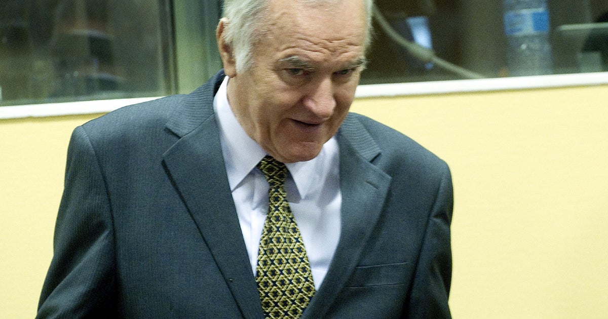 Ratko Mladic, accused of Srebrenica massacre, Yugoslav war crimes ...