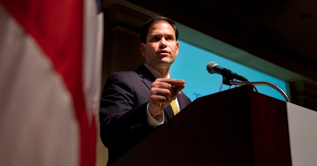 Rubio says it's "time to act" to help Syrian rebels - CBS News