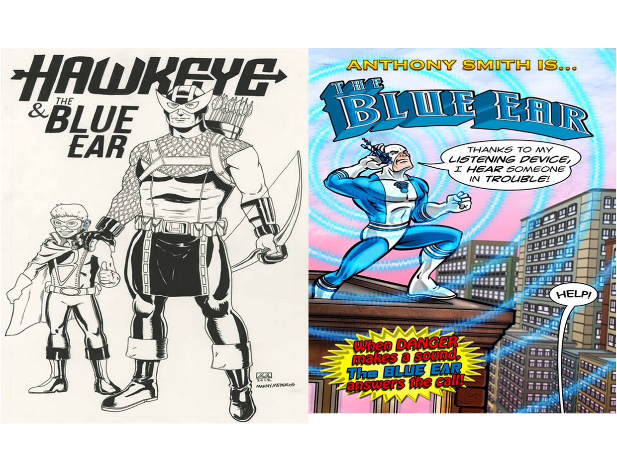Marvel team creates deaf superhero called Blue Ear in honor of boy ...