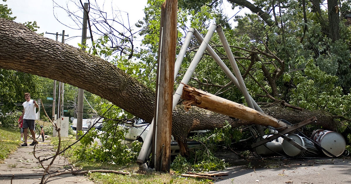 Mid-Atlantic power outages could last days - CBS News