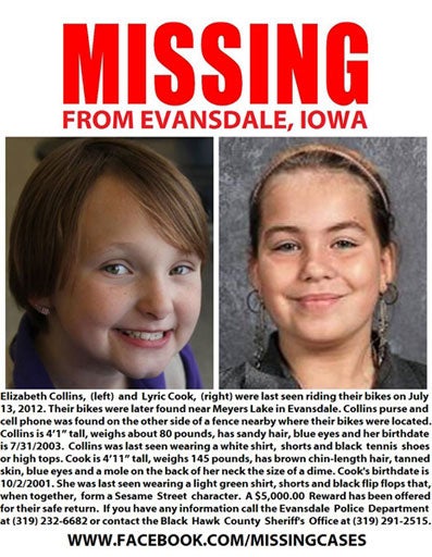 Bodies of missing Iowa cousins identified