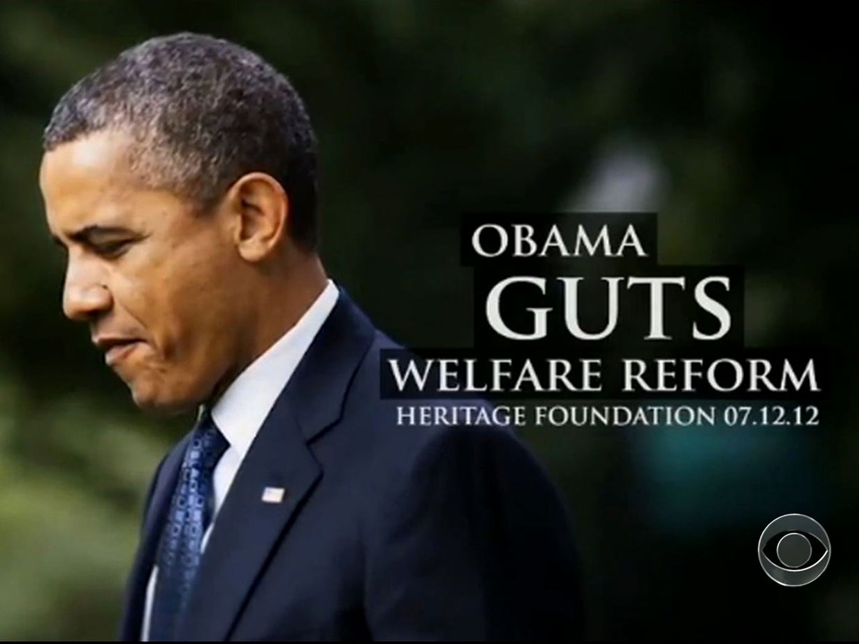 Romney hits Obama on welfare, again - CBS News
