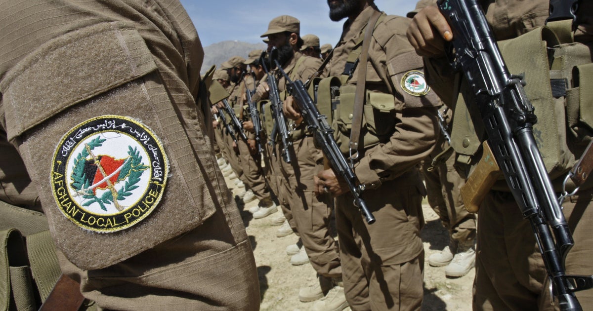 Local Afghan police fight the Taliban themselves - CBS News