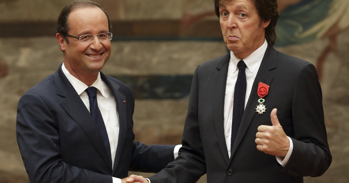 Paul McCartney awarded French Legion of Honor - CBS News