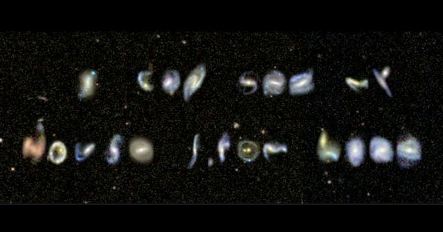 Intergalactic A to Z: Galaxies shaped like the alphabet - CBS News