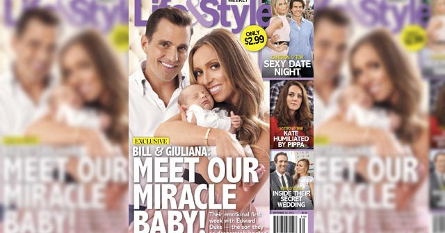 First photos of Giuliana and Bill Rancic's 'miracle baby' - CBS News