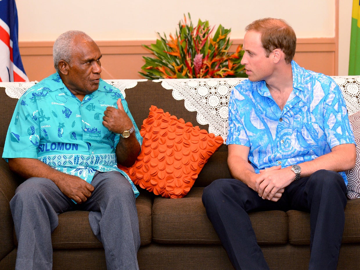 William and Kate in Solomon Islands, Tuvalu