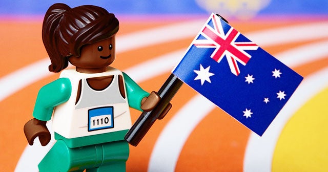 Iconic Australian moments in LEGOs