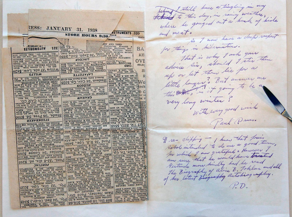 Saving Hemingway letters