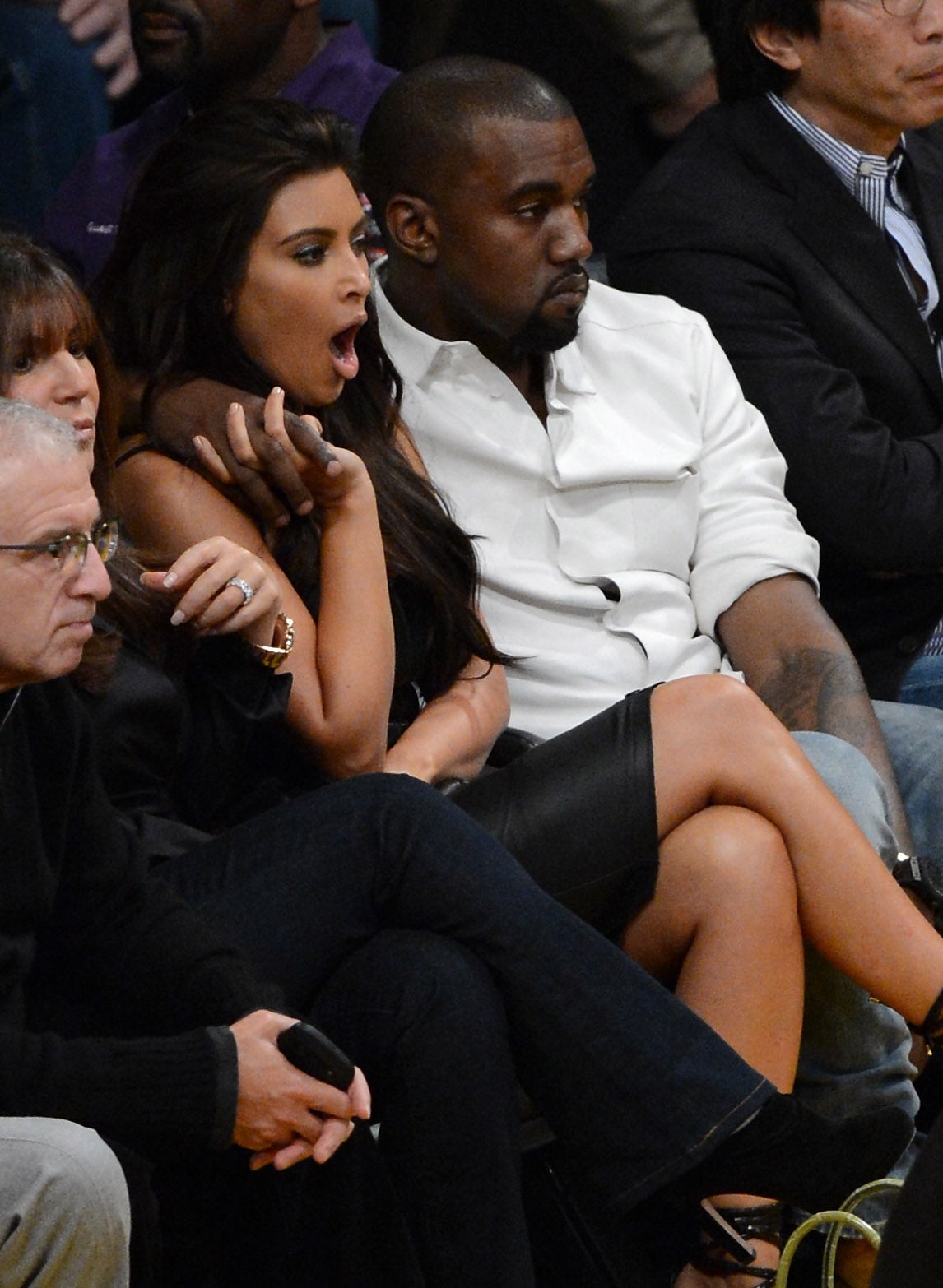 Kim Kardashian and Kanye West