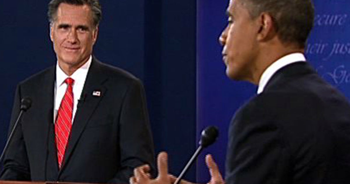 Debate analysis: Romney lands blows against cautious Obama - CBS News