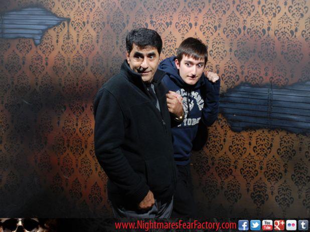 Terrified reactions at haunted house, Pt. 1