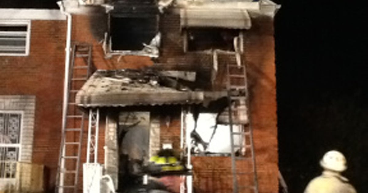 4 kids among 5 dead in Baltimore rowhouse fire - CBS News
