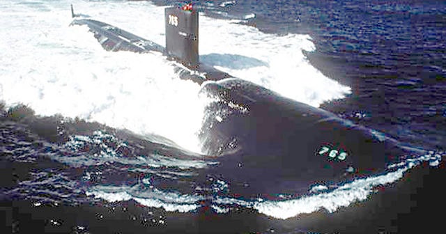 Navy says submarine, Aegis cruiser collide - CBS News