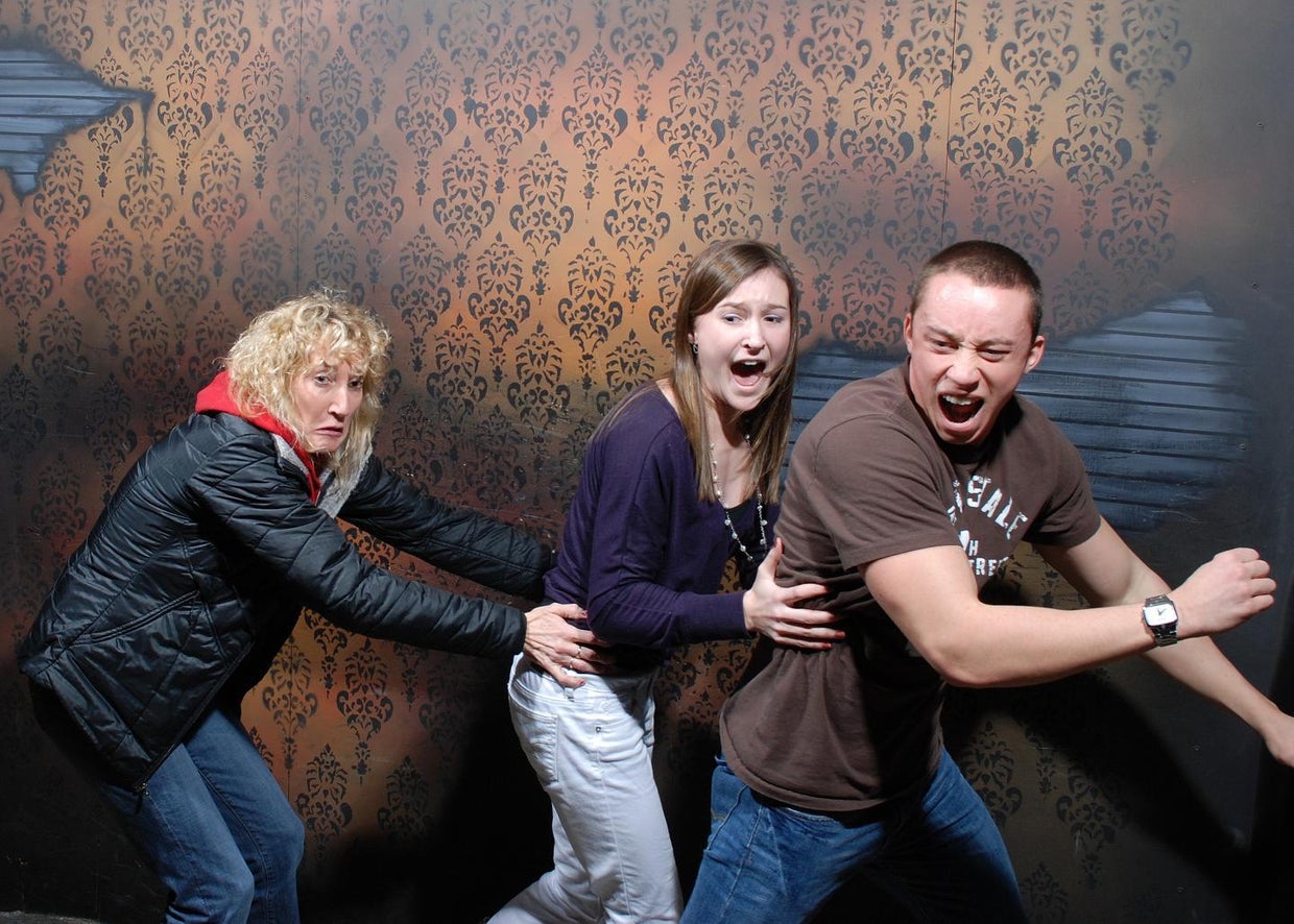 Terrified reactions at haunted house, Pt. 4