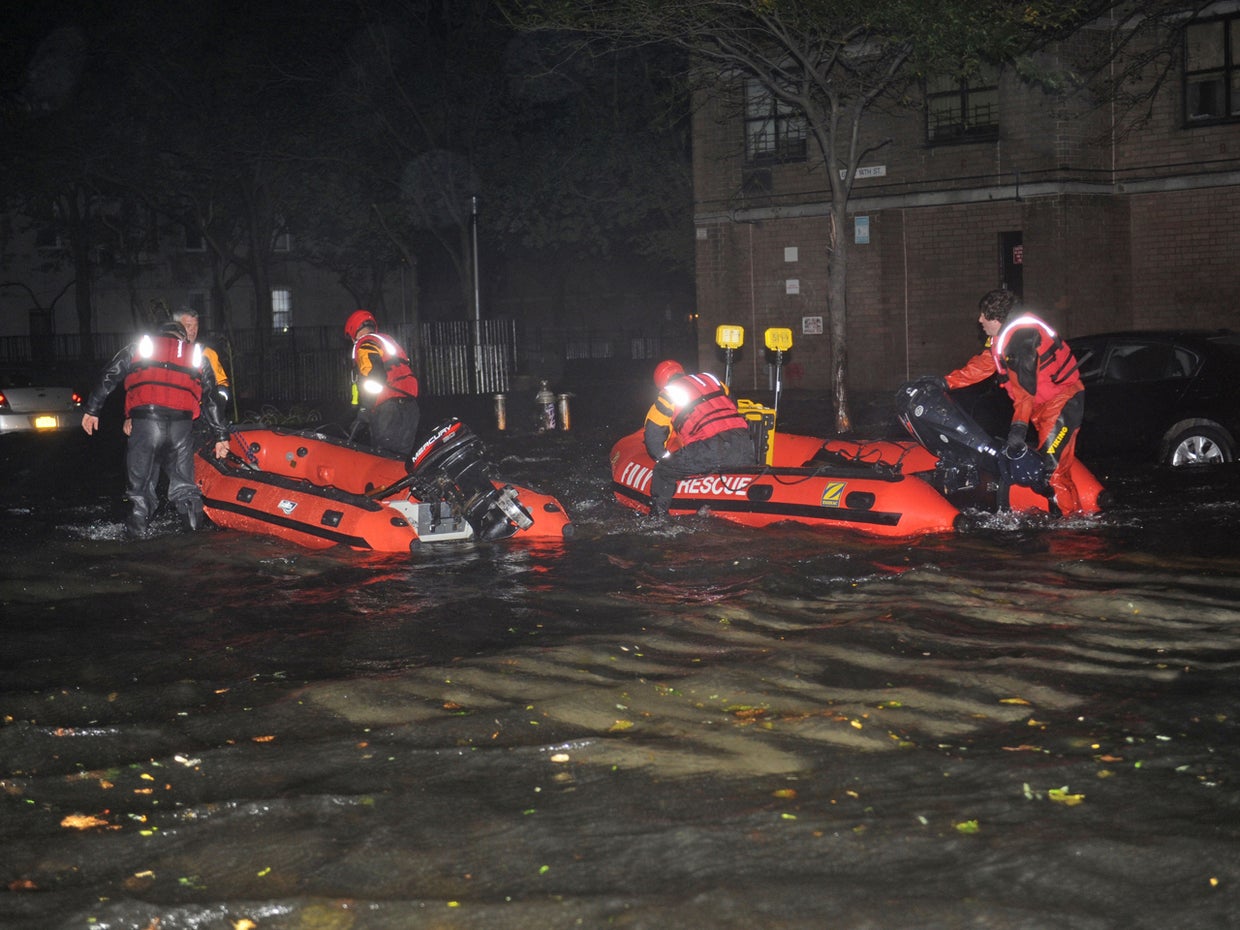 Hurricane Sandy rescue missions