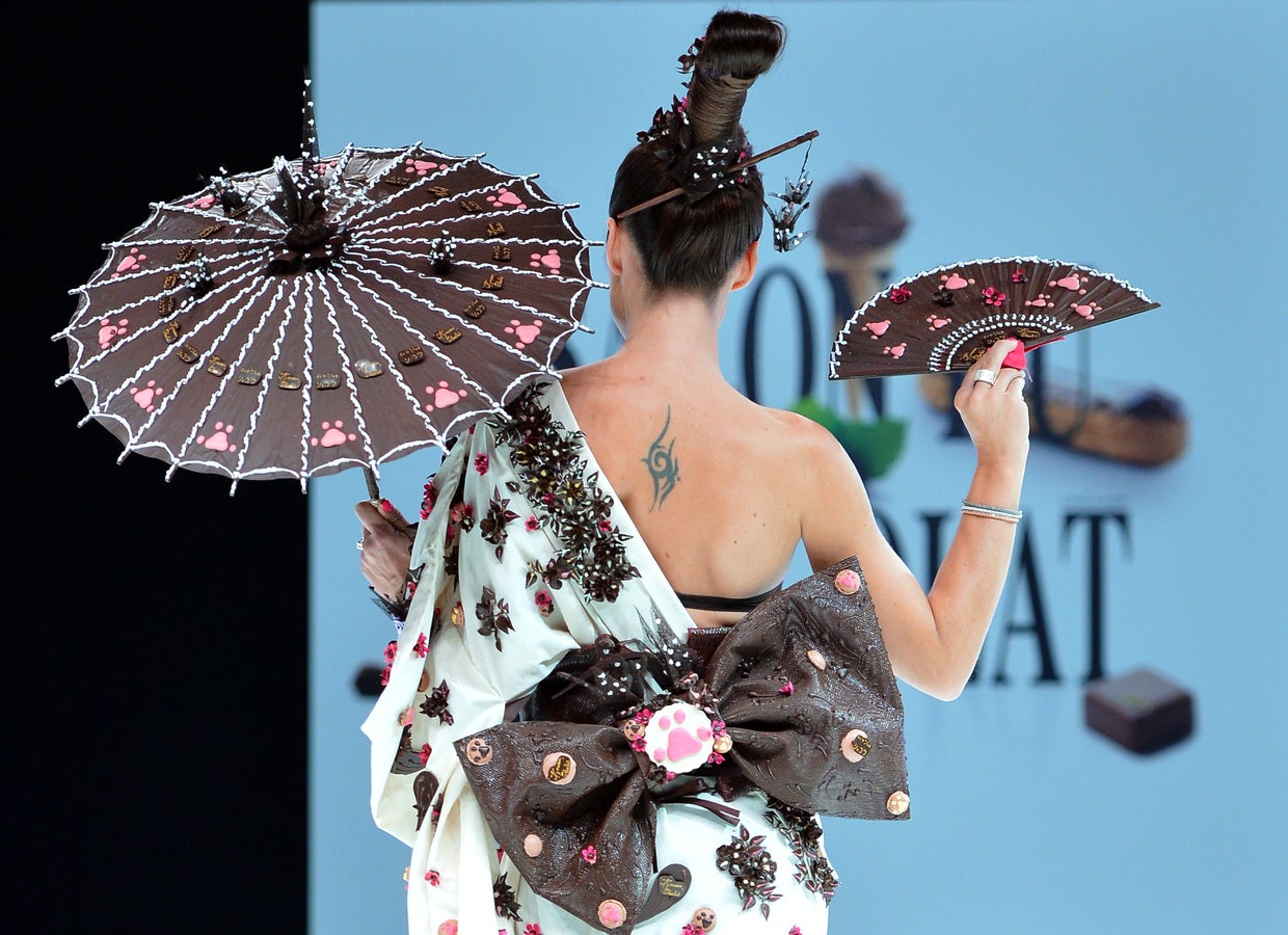 Clothes made out of chocolate