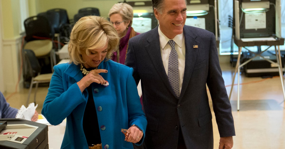 Romney, Ryan and Biden head to the polls - CBS News