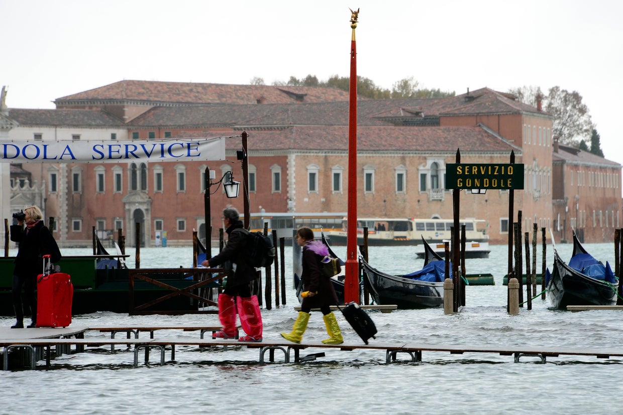 Venice under water