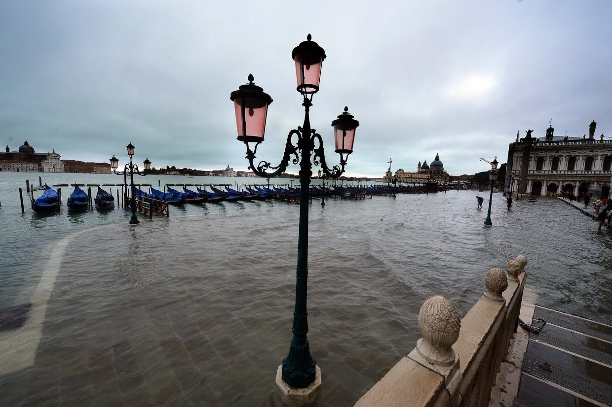 Venice under water