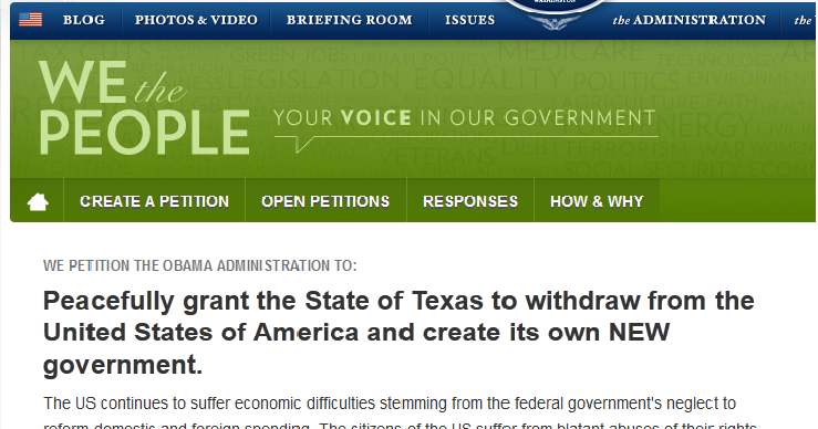 States petition to secede from union - CBS News