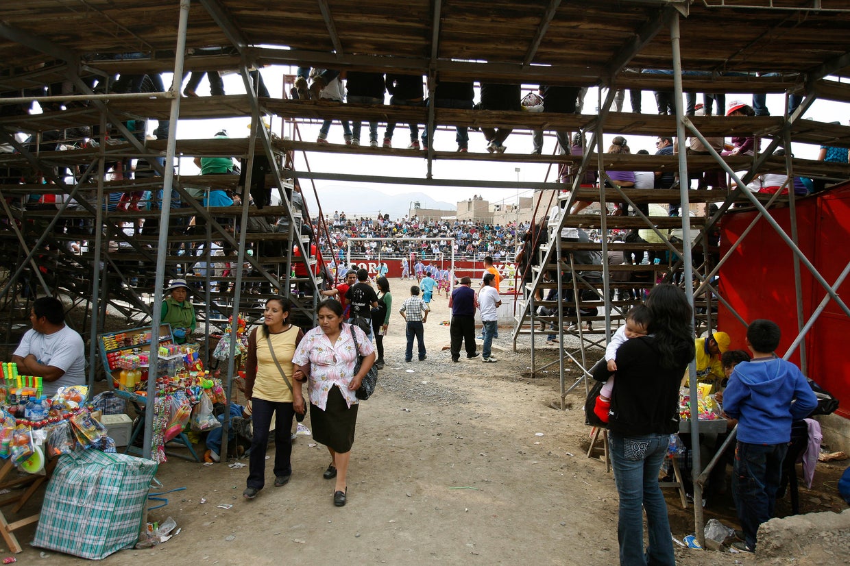Bullfighting festival in Peru