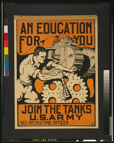 Vintage World War I posters