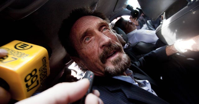 Anti-virus guru John McAfee released Anti-virus guru John McAfee released