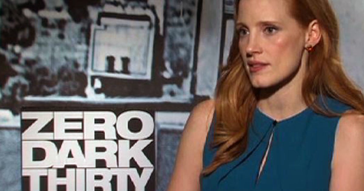 Jessica Chastain thanks real-life CIA counterpart - CBS News