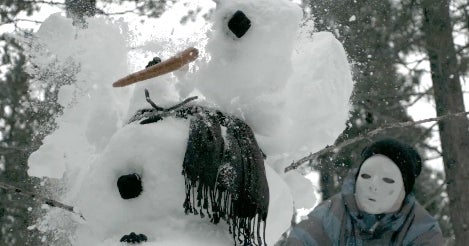 Smashing snowmen depicted as an art form for winter - CBS News