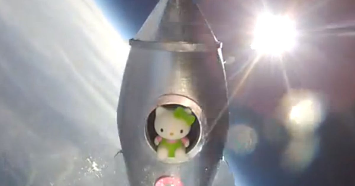 Watch: Science project sends Hello Kitty to space - CBS News