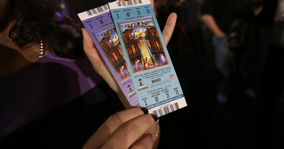 Super Bowl premium tickets double to $2,600 - CBS News