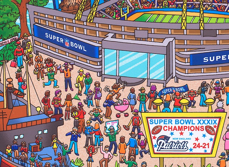 Super Bowl artist Charles Fazzino