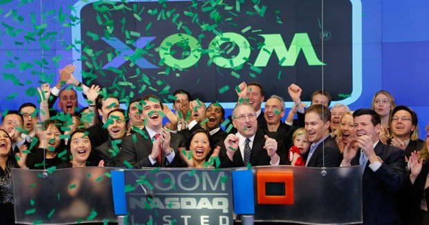 Xoom shares leap 44 percent in market debut - CBS News