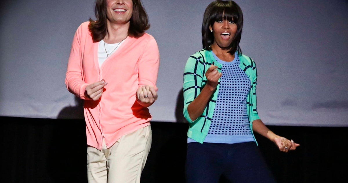 First lady jokes about hosting "Tonight Show" - CBS News
