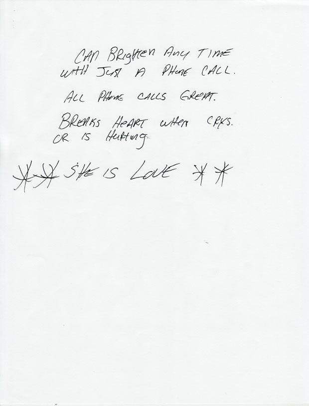 Joe Caronna's love letter to Becky Black