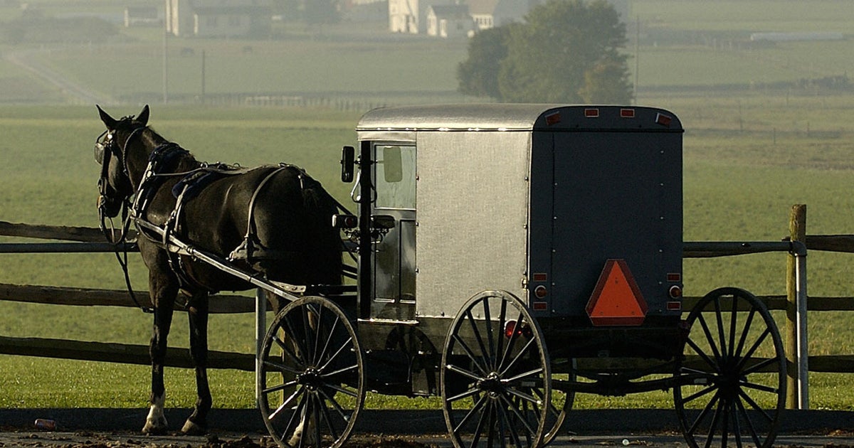 Amish horse-and-buggy collides with SUV, 4 children hurt in Pa. - CBS News Amish horse-and-buggy collides with SUV, 4 children hurt in Pa. - CBS News