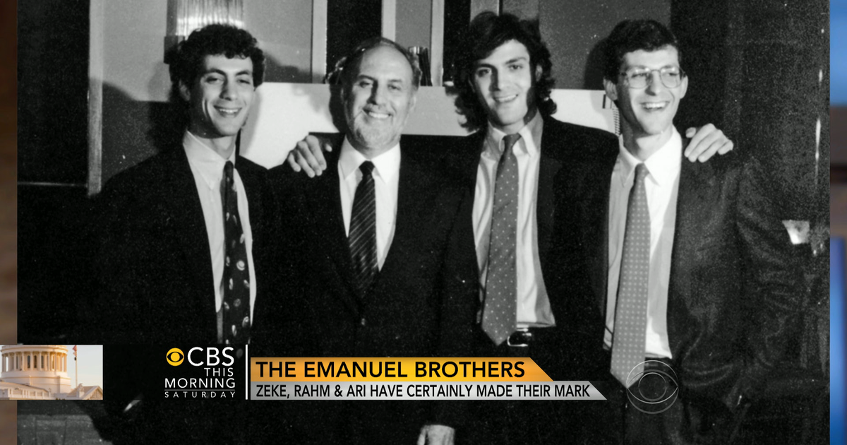 Growing up Emanuel: Three wildly successful brothers - CBS News