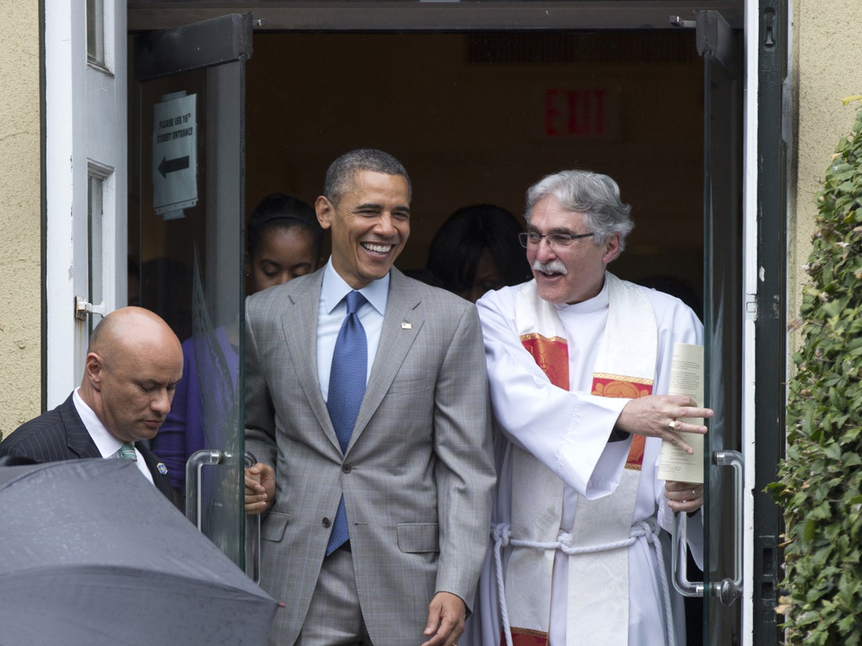 Pastor slams religious right at Obamas' Easter service - CBS News