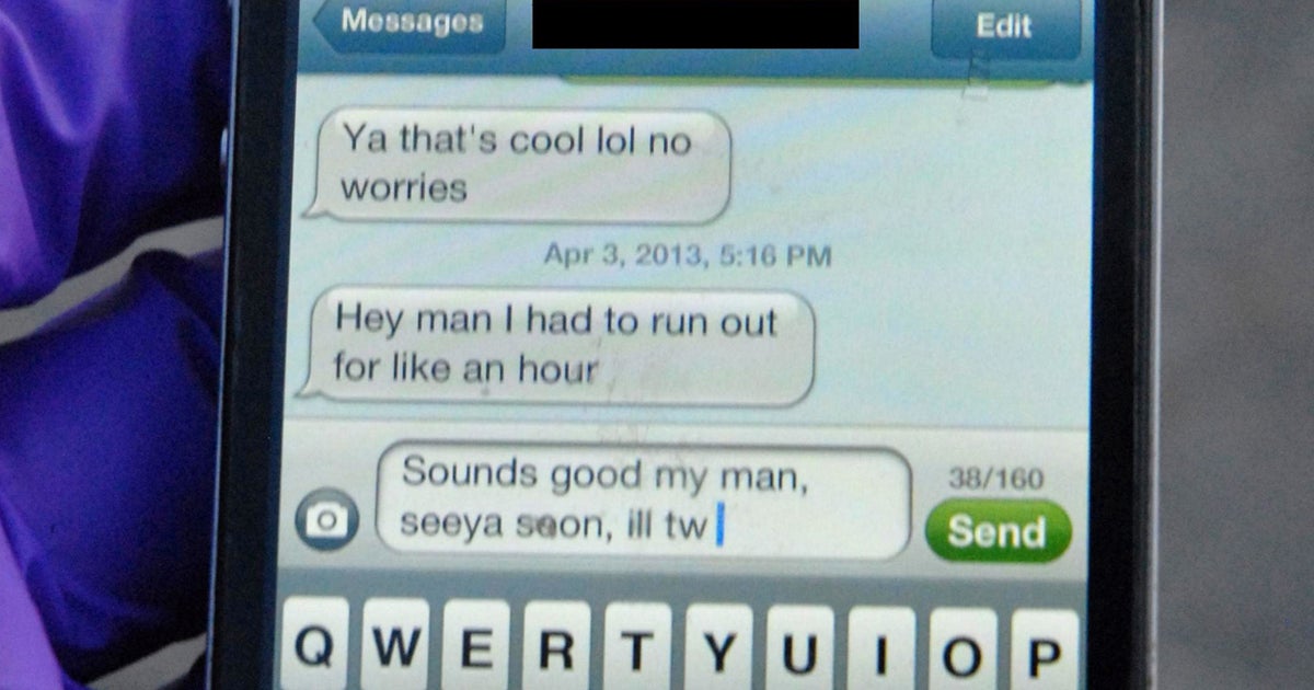 Parents hope photo of son's fatal text serves as warning - CBS News