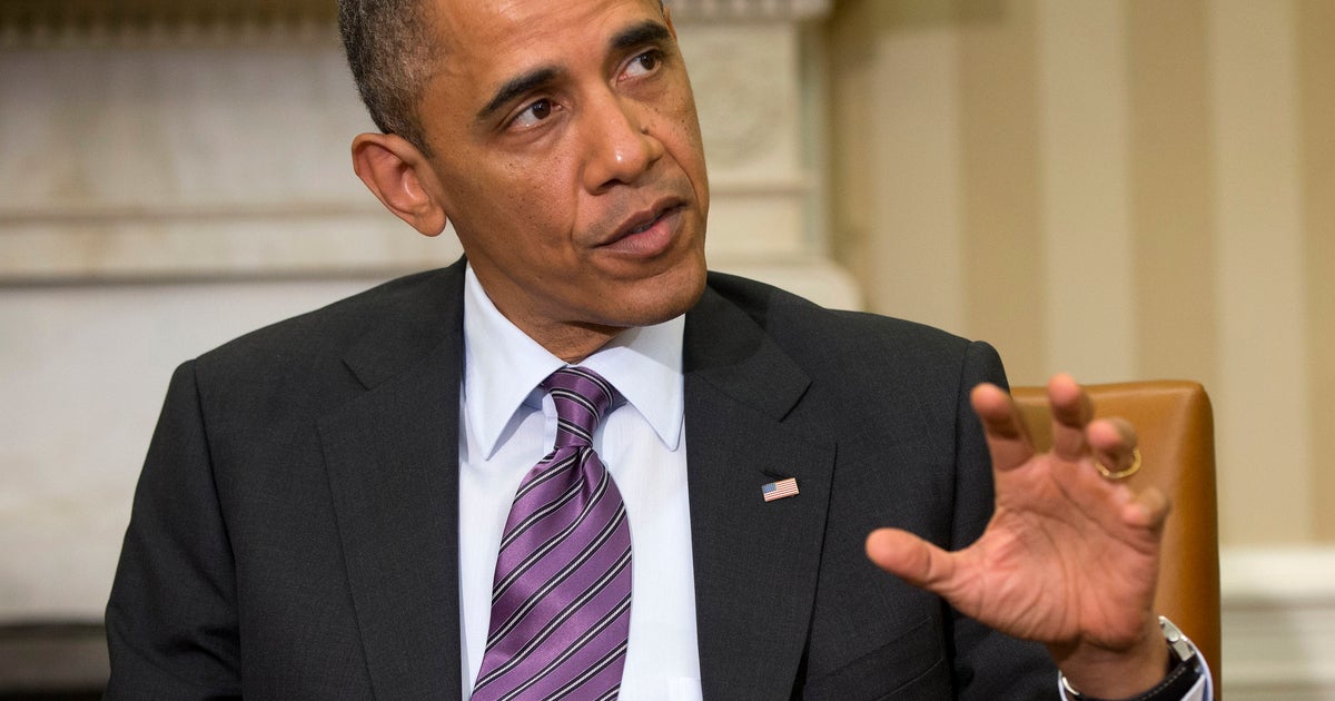 Obama: "Red line" is not crossed yet in Syria - CBS News