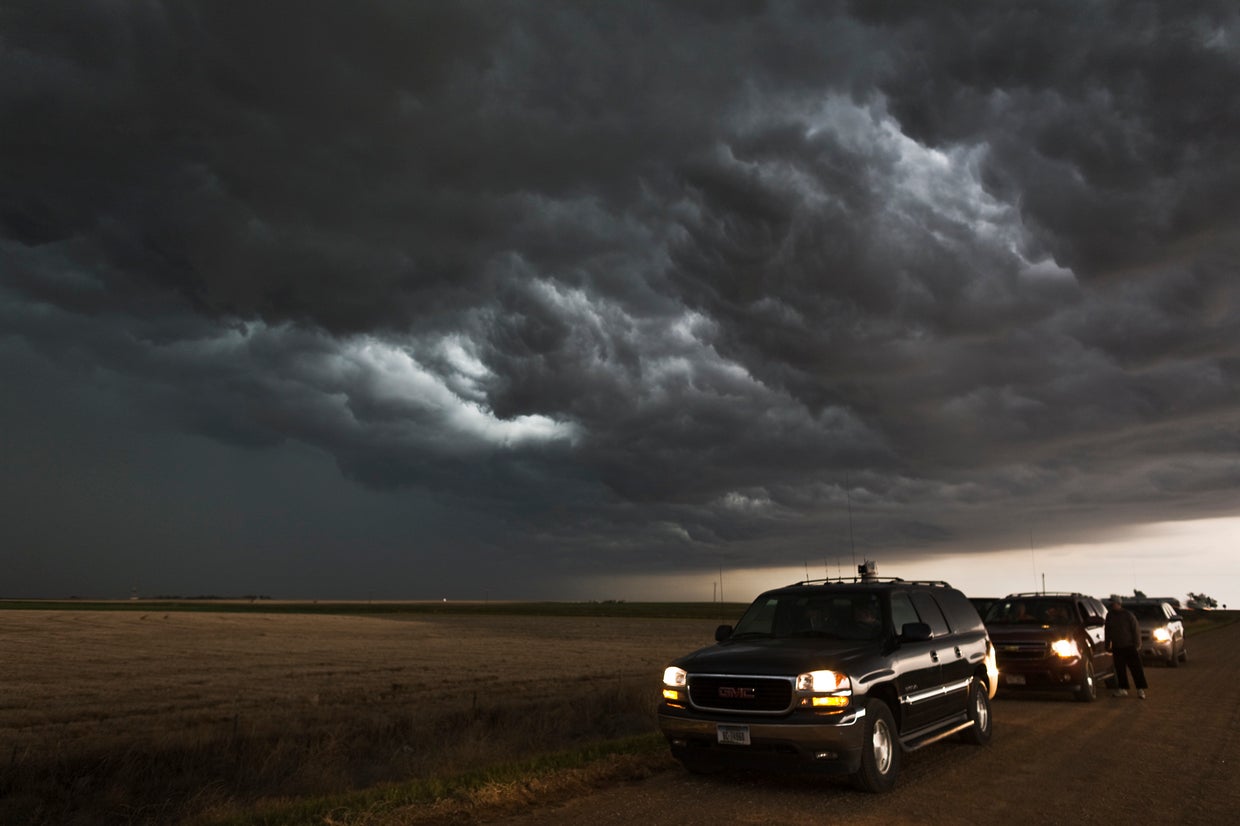 Stunning storm clouds