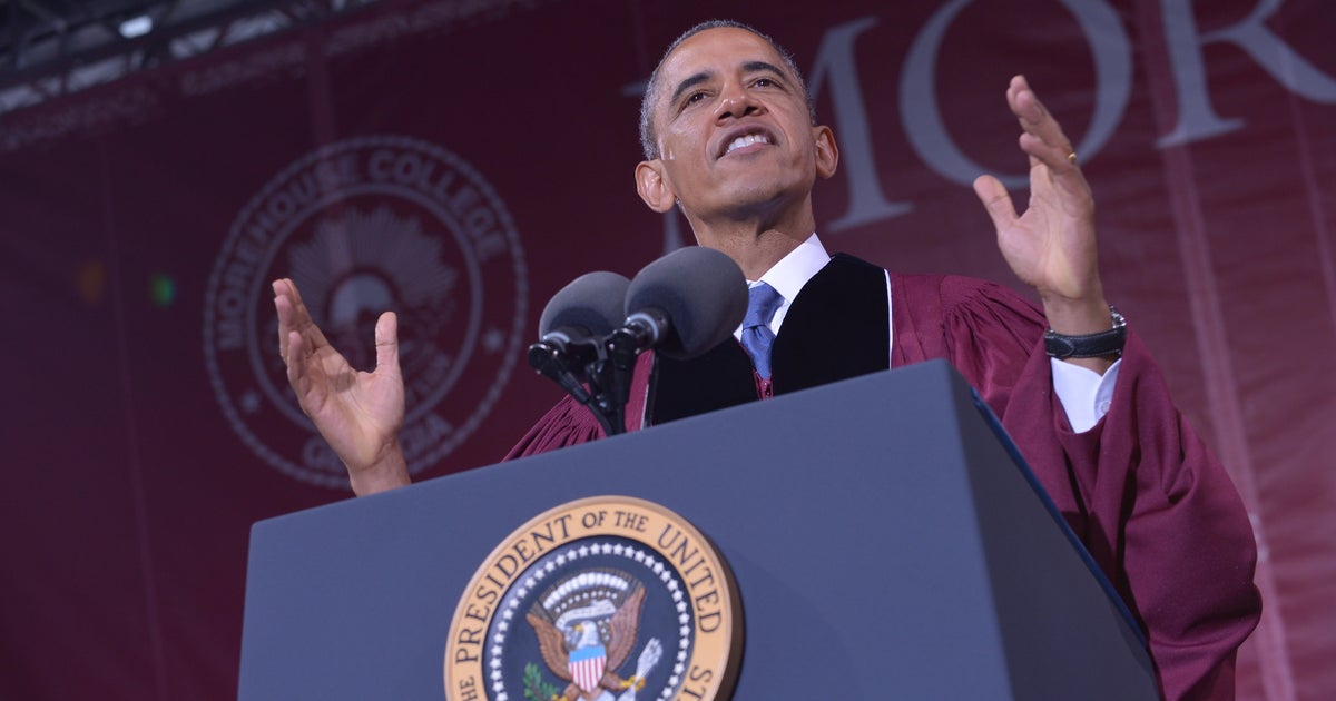 Obama tells Morehouse graduates: "No time for excuses" - CBS News