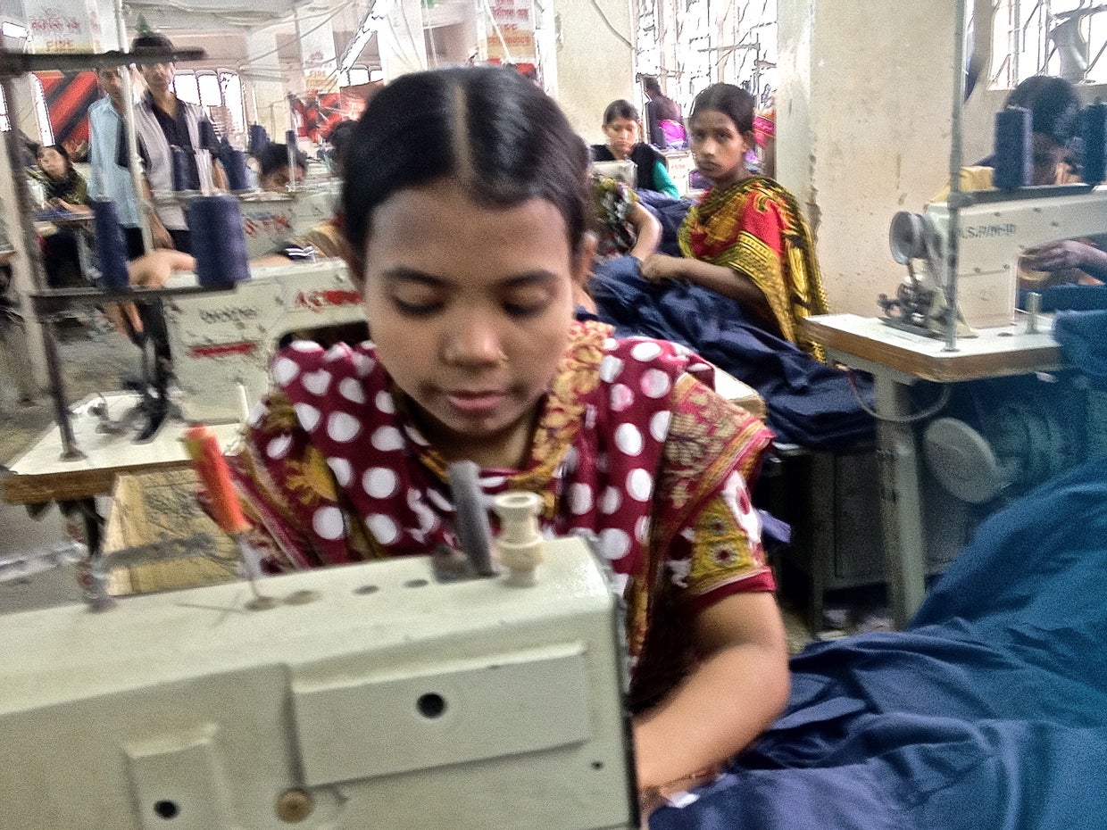 Inside a Bangladesh garment factory