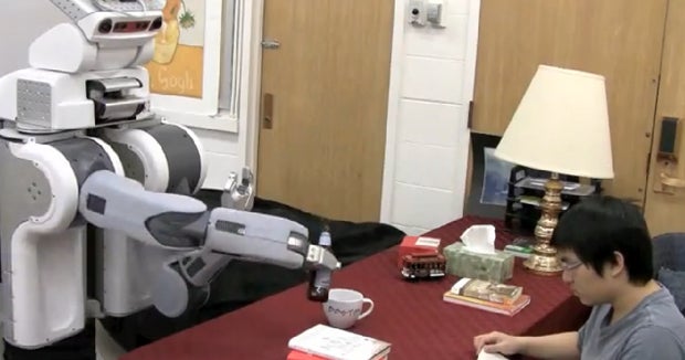 Robot knows when to pour you a beer - CBS News