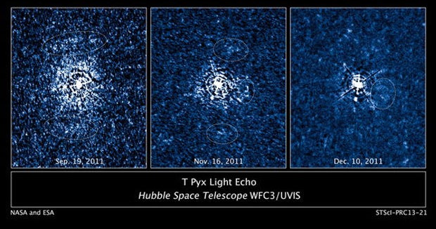 Hubble telescope spies huge explosion on faraway star - CBS News